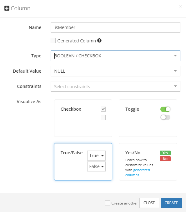 Boolean Checkbox Backendless SDK For Android Java API Documentation