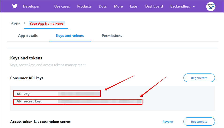 Social Settings - Backendless SDK for Android/Java API Documentation