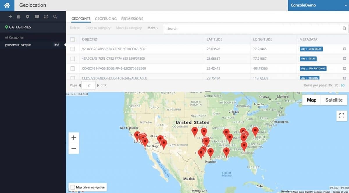 Geolocation Backendless Backend As A Service And API Management Geolocation Backendless Backend As A Service And API Management