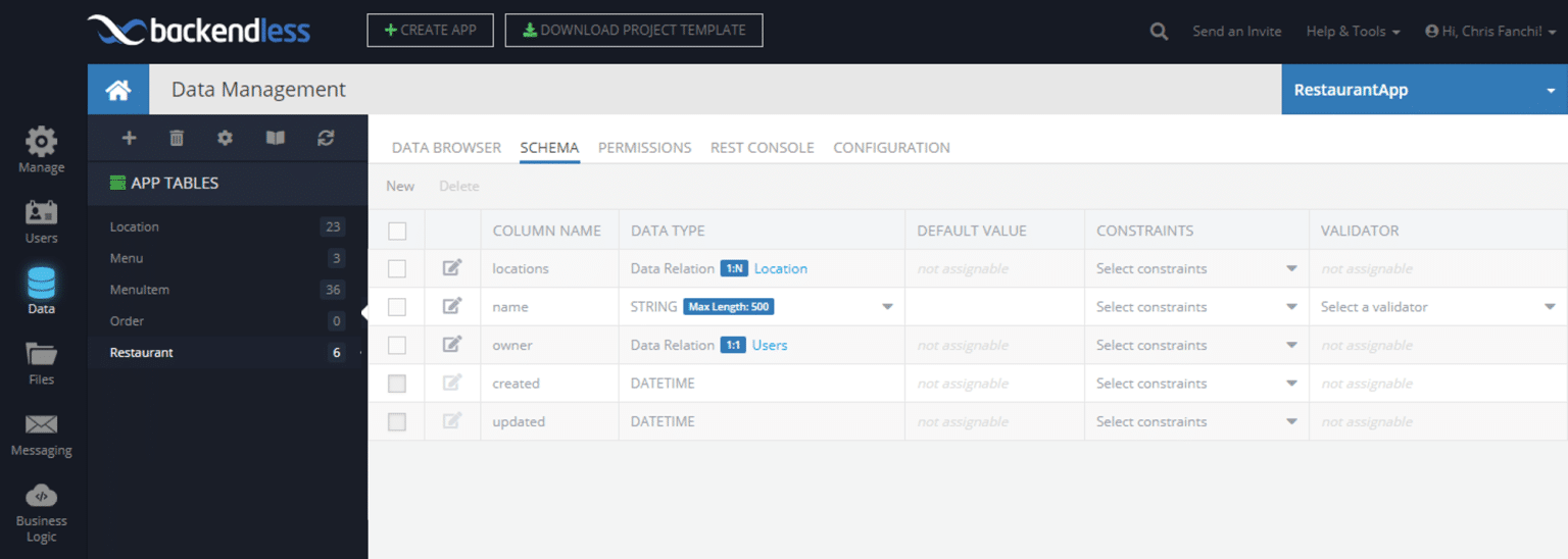 How To Add Objects With Relations Using Rest Console Backendless