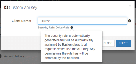 How to Use Custom API Keys | Backendless Mobile Backend as a Service