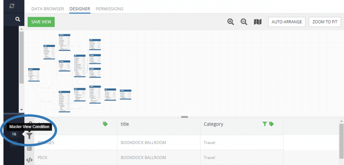 How To Filter/Add Conditions To View Data | Backendless View Designer