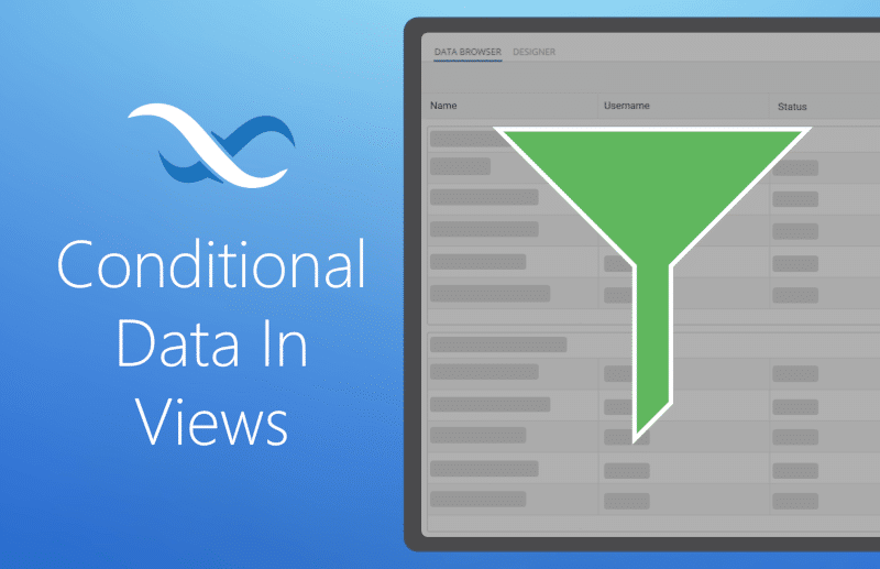How To Filter/Add Conditions To View Data | Backendless View Designer