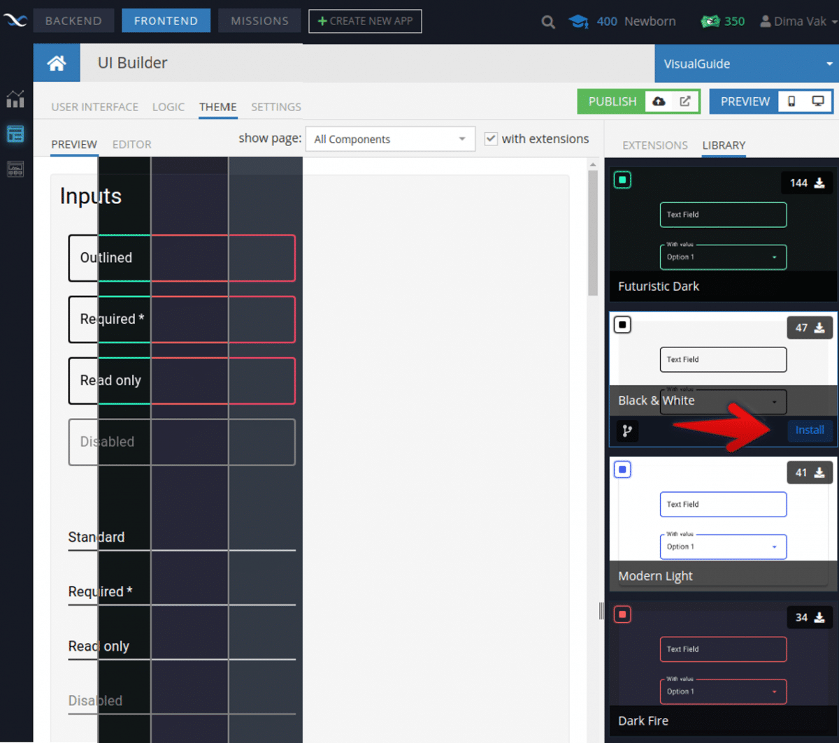 How To Add Customized Styles To Your App | Backendless