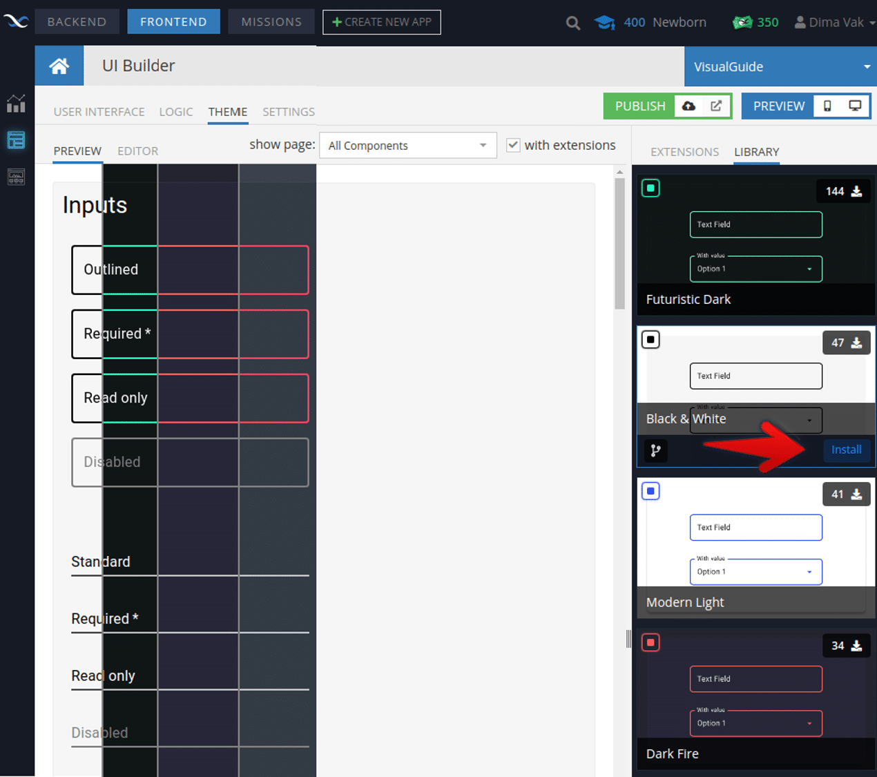 How To Add Customized Styles To Your App | Backendless