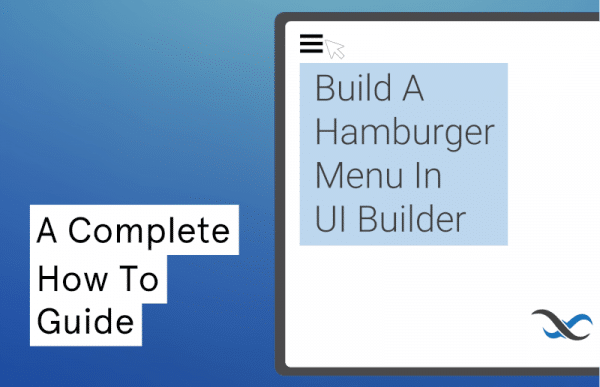 How To Build A Hamburger Menu In UI Builder | Backendless