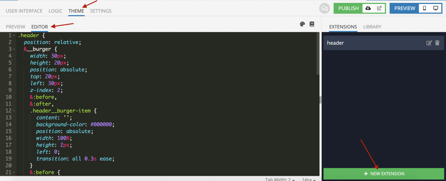 How To Build A Hamburger Menu In Ui Builder Backendless 8697