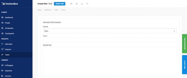 Fully Customizable CRM System App Blueprint | Free App Template