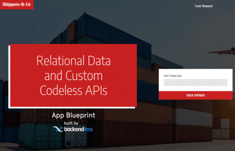 Relational Data And Custom Codeless APIs App Blueprint