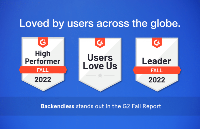 Backendless recognized as a Leader in Mobile Backend as a Service and ...
