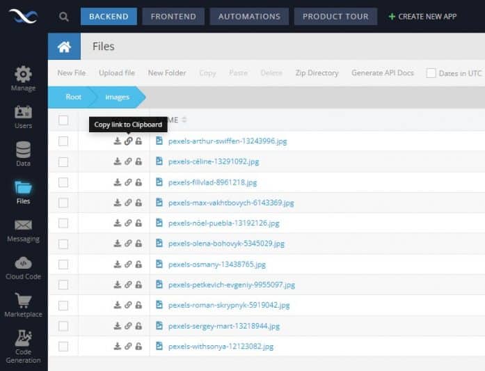 Gallery Component | Backendless Marketplace
