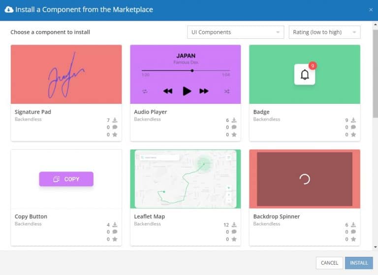 Copy Button Component | Backendless Marketplace