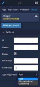 Stepper Component | Backendless Marketplace