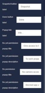 Webcam Photo Component | Backendless Marketplace