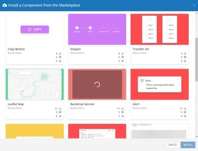 Transfer List Component | Backendless Marketplace