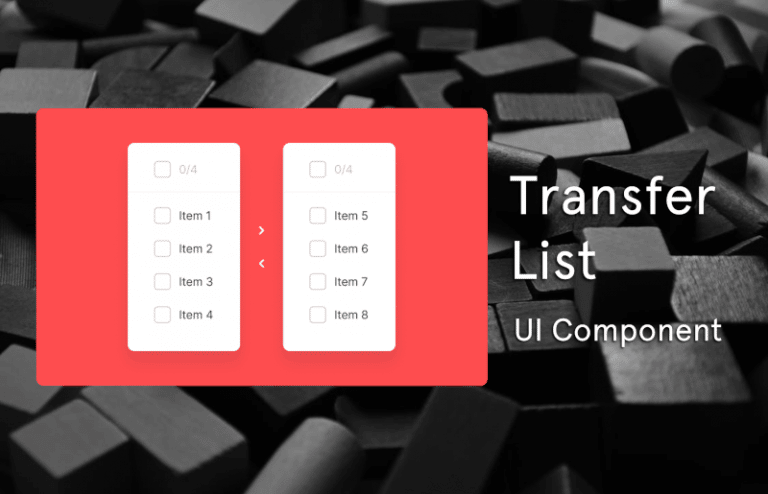 Transfer List Component | Backendless Marketplace