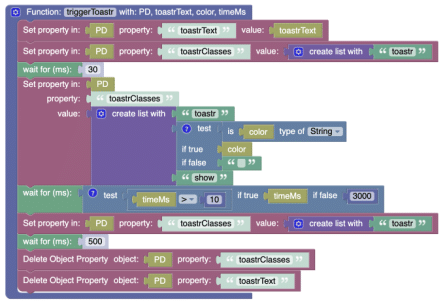 UI Builder Recipe: Snackbar / Toast | Backendless